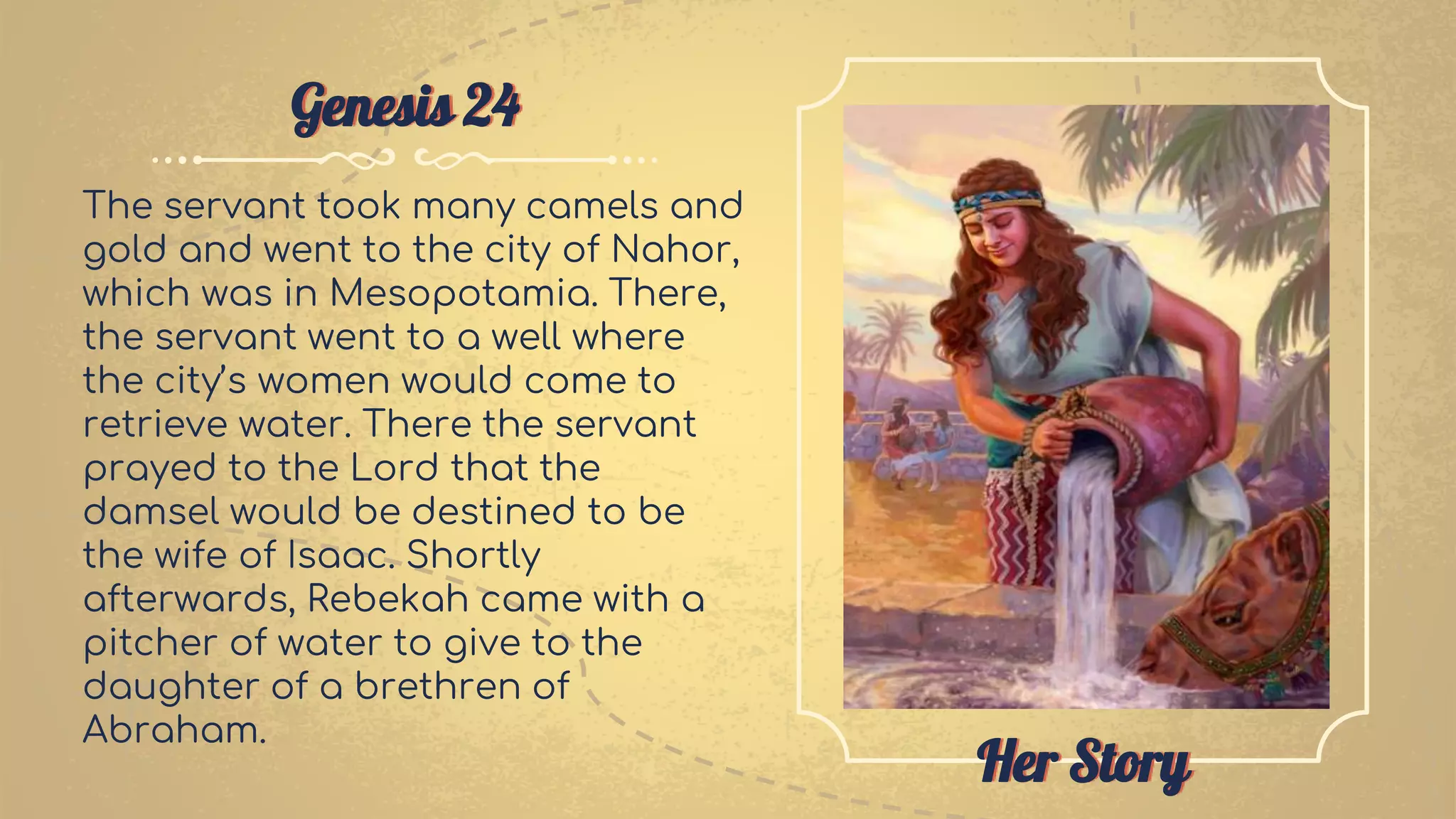 Rebekah women of the bible | PPTX