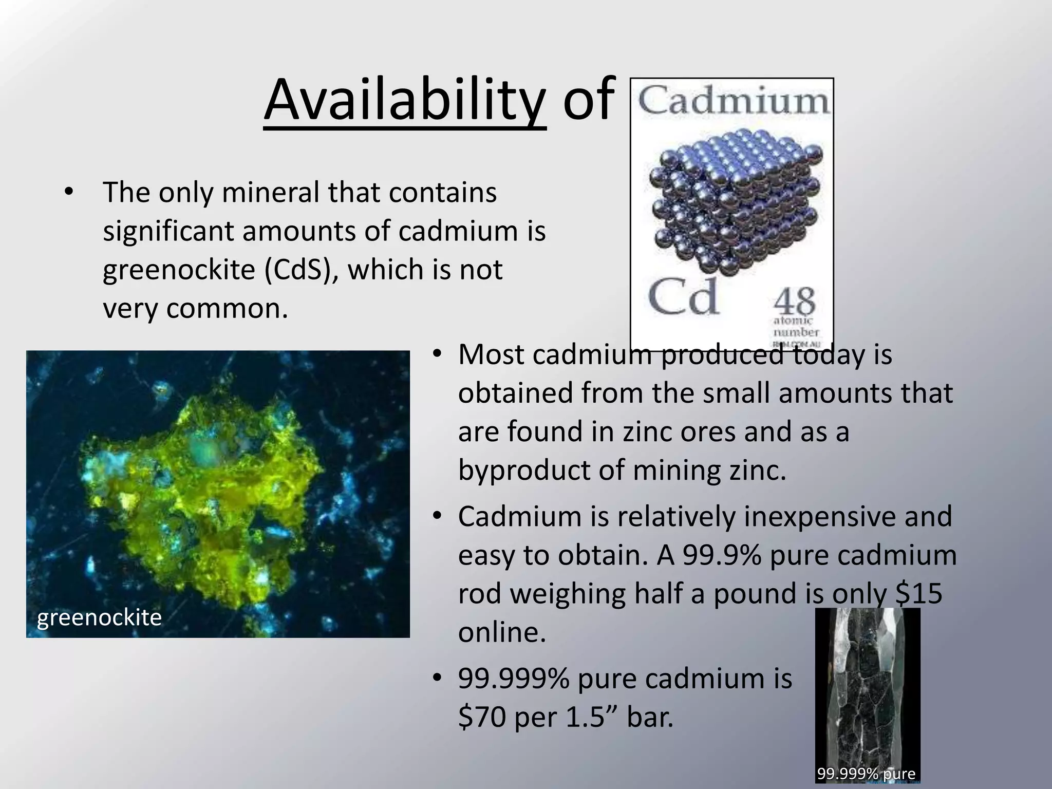 Cadmium (Rebekka Meeks) | PPTX