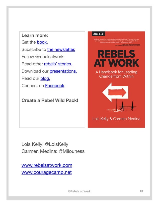 Rebels At Work: Overcoming Top Five Mistakes | PDF