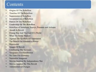 Rebellion of 1857 | PPTX