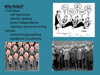 Rebellion, riots & revolution | PPTX