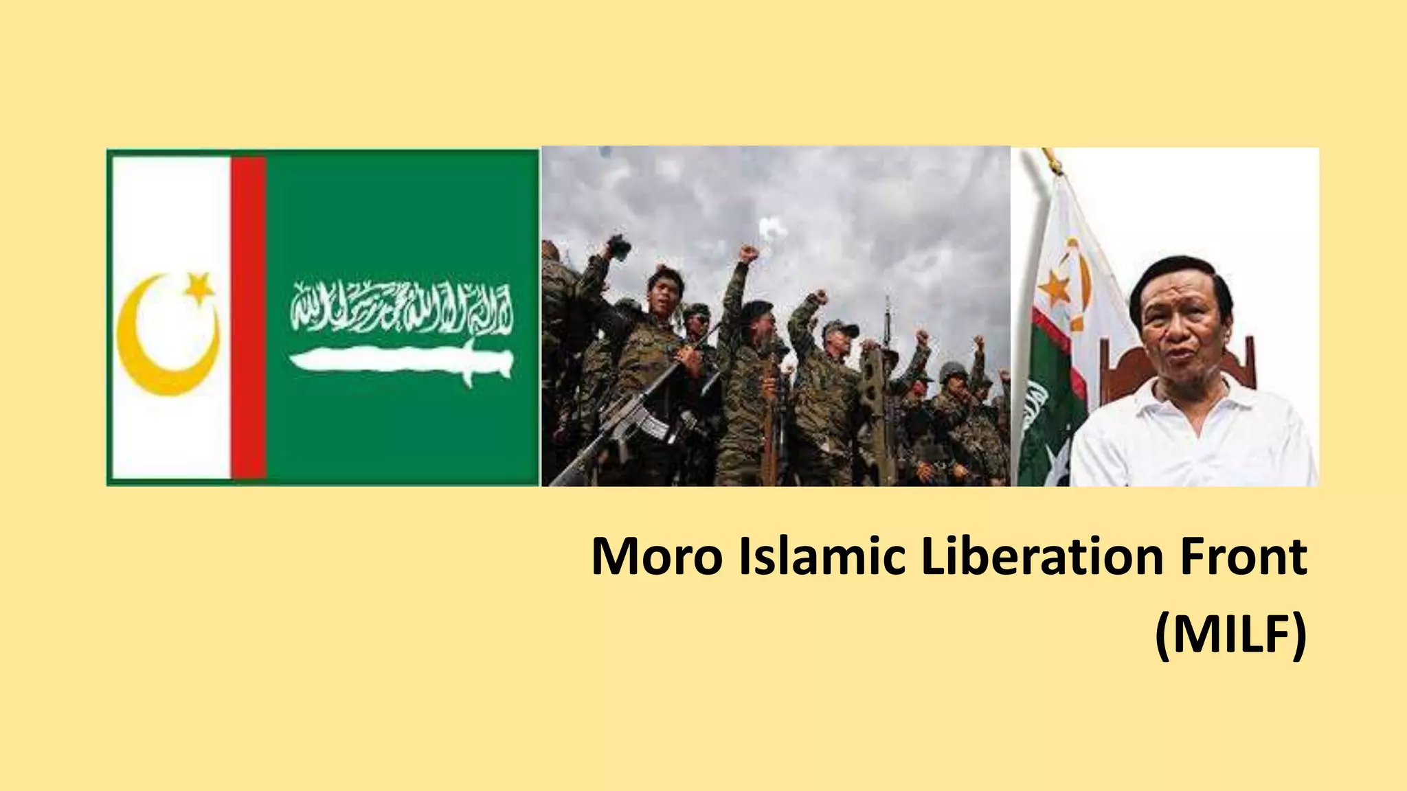 Moro National Liberation Front & Moro Islamic Liberation Front | PPTX