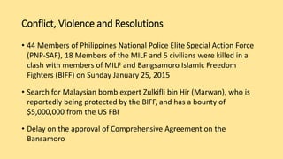 Moro National Liberation Front & Moro Islamic Liberation Front | PPTX