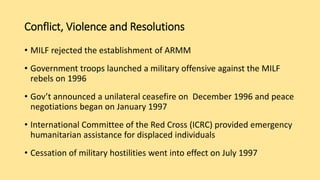 Moro National Liberation Front & Moro Islamic Liberation Front | PPTX
