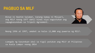 Rebelyong Moro sa Pilipinas | PPTX