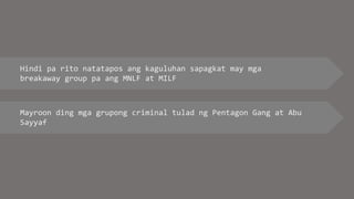 Rebelyong Moro sa Pilipinas | PPTX