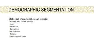 Process of Segmenting the Consumer Market | PPTX | Marketing and ...