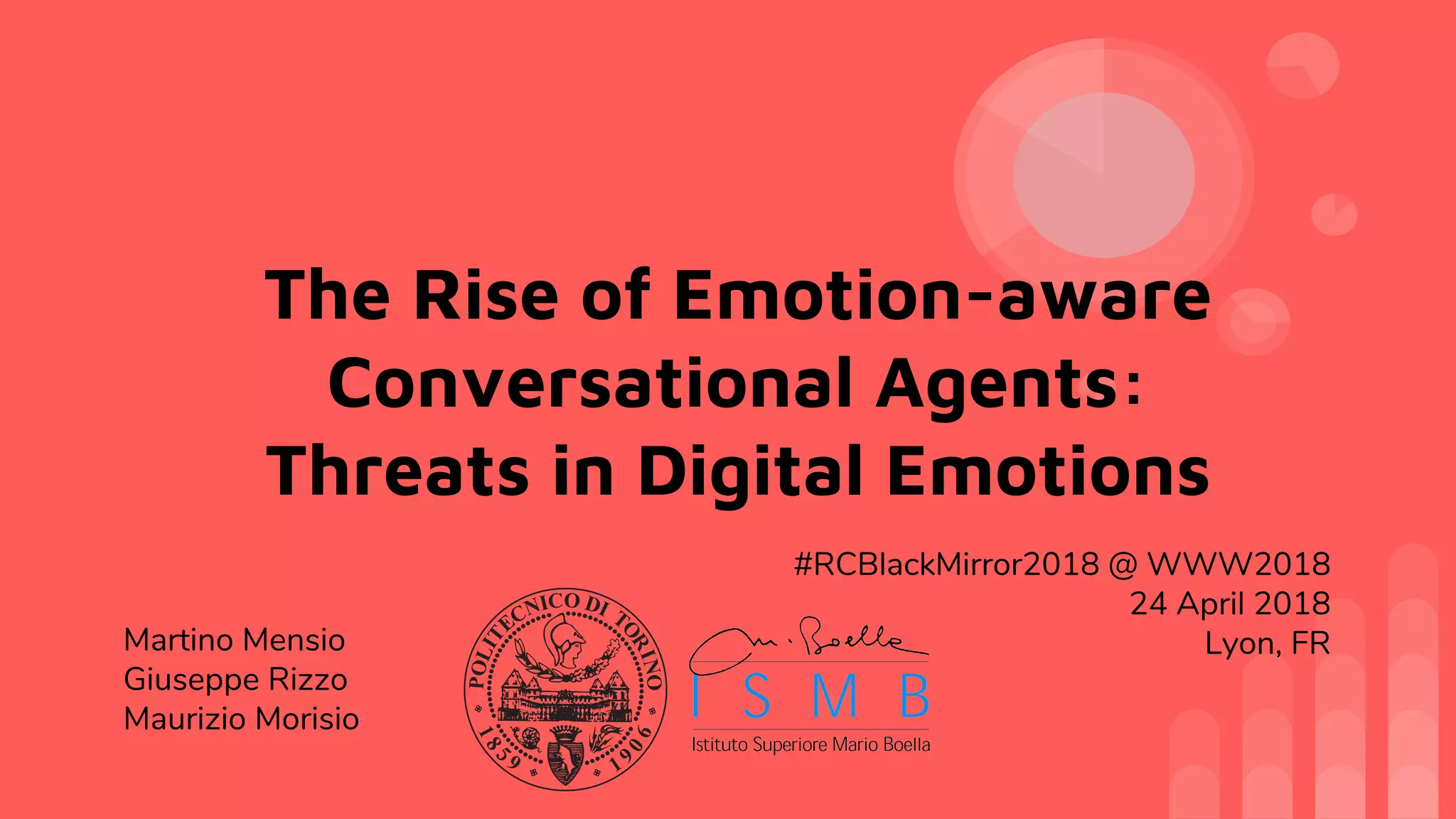 The Rise of Emotion-aware Conversational Agents: Threats in Digital ...