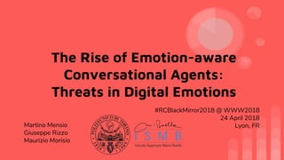 The Rise of Emotion-aware Conversational Agents: Threats in Digital Emotions | PDF