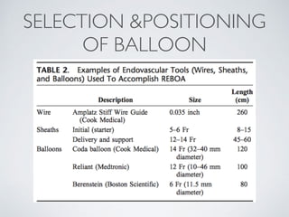 REBOA | PDF