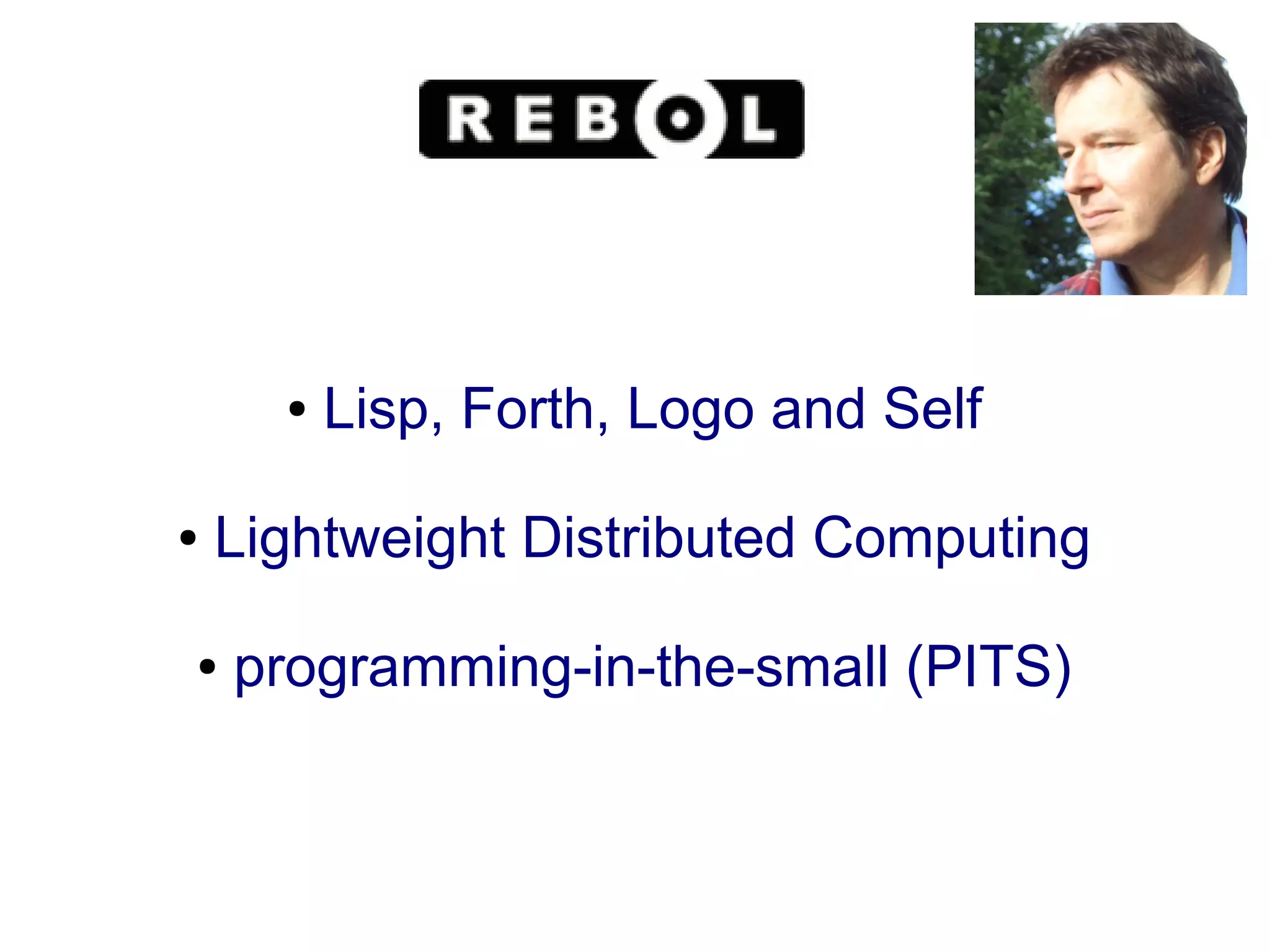 Was können wir von Rebol lernen? | PDF | Programming Languages | Computing
