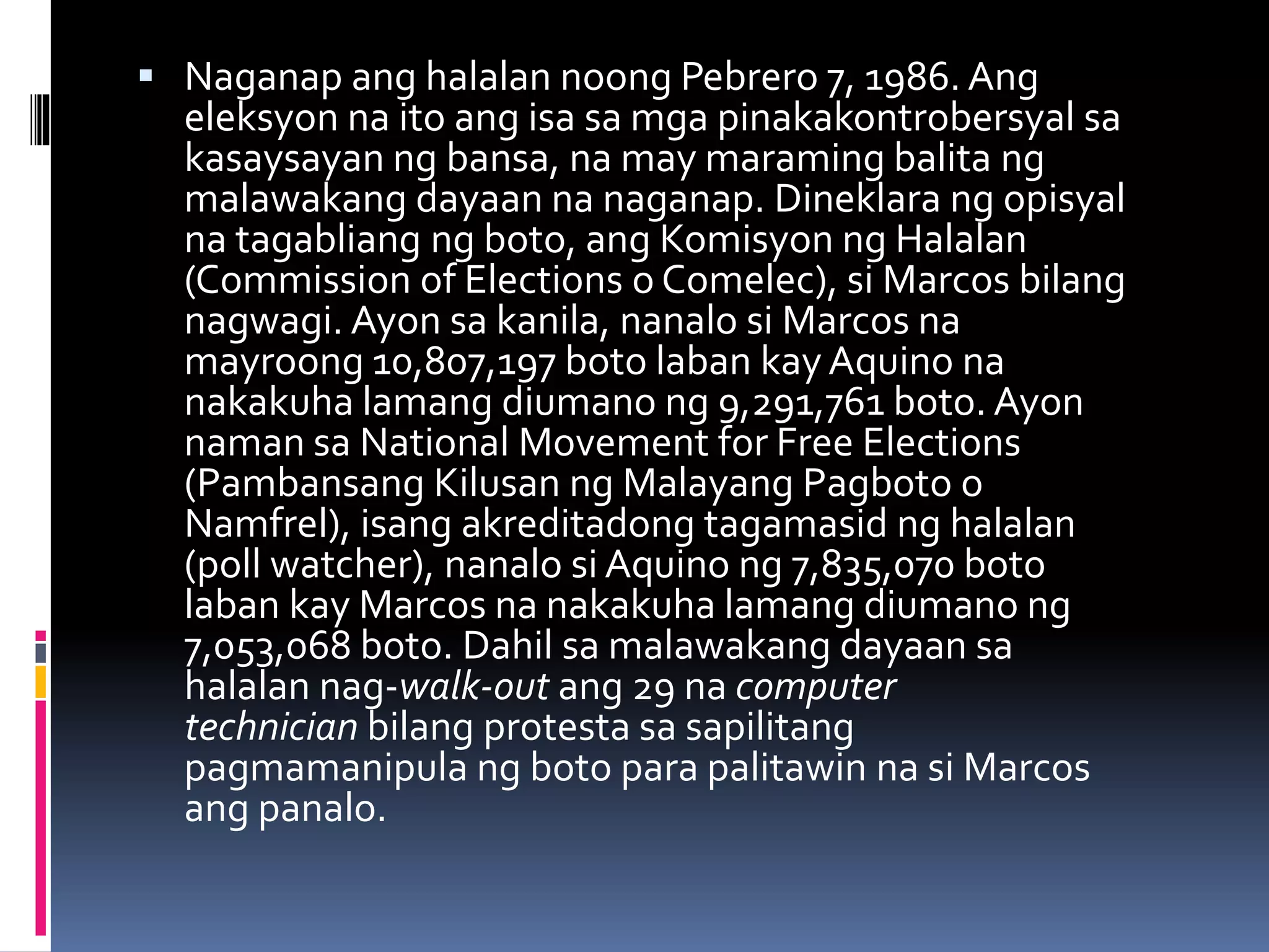 Rebolusyong edsa ng 1986 | PPTX