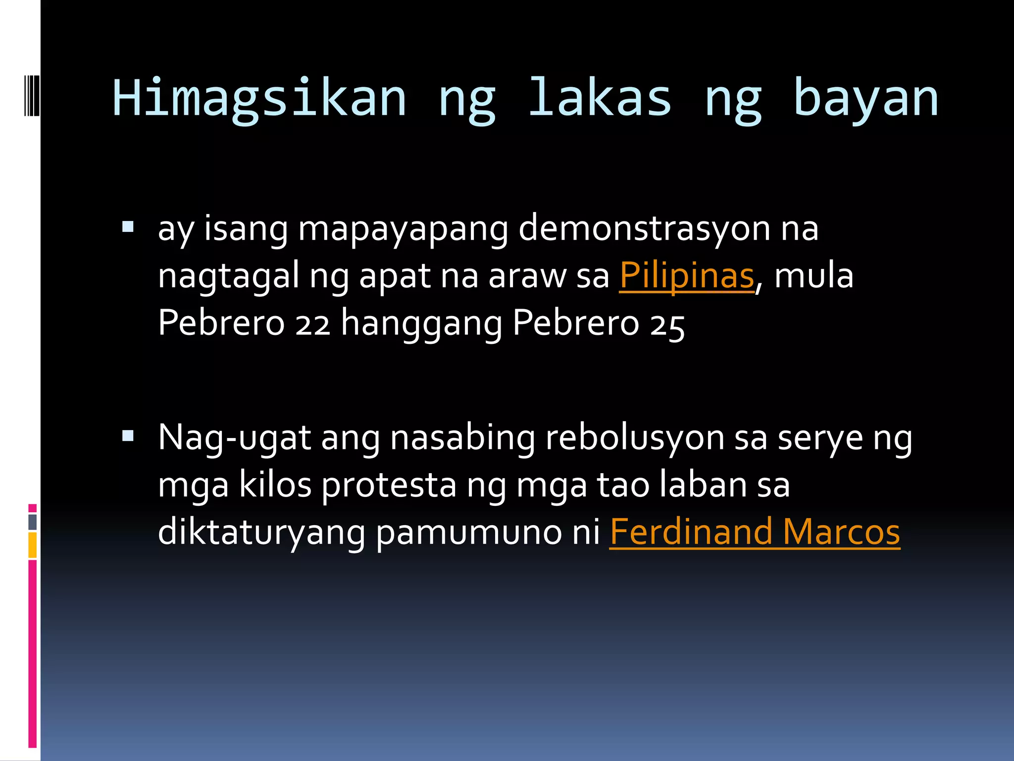 Rebolusyong edsa ng 1986 | PPTX