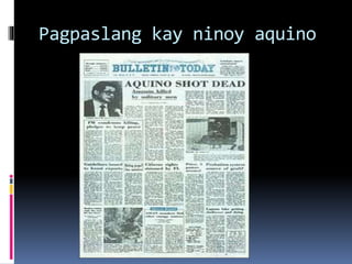 Rebolusyong edsa ng 1986 | PPTX