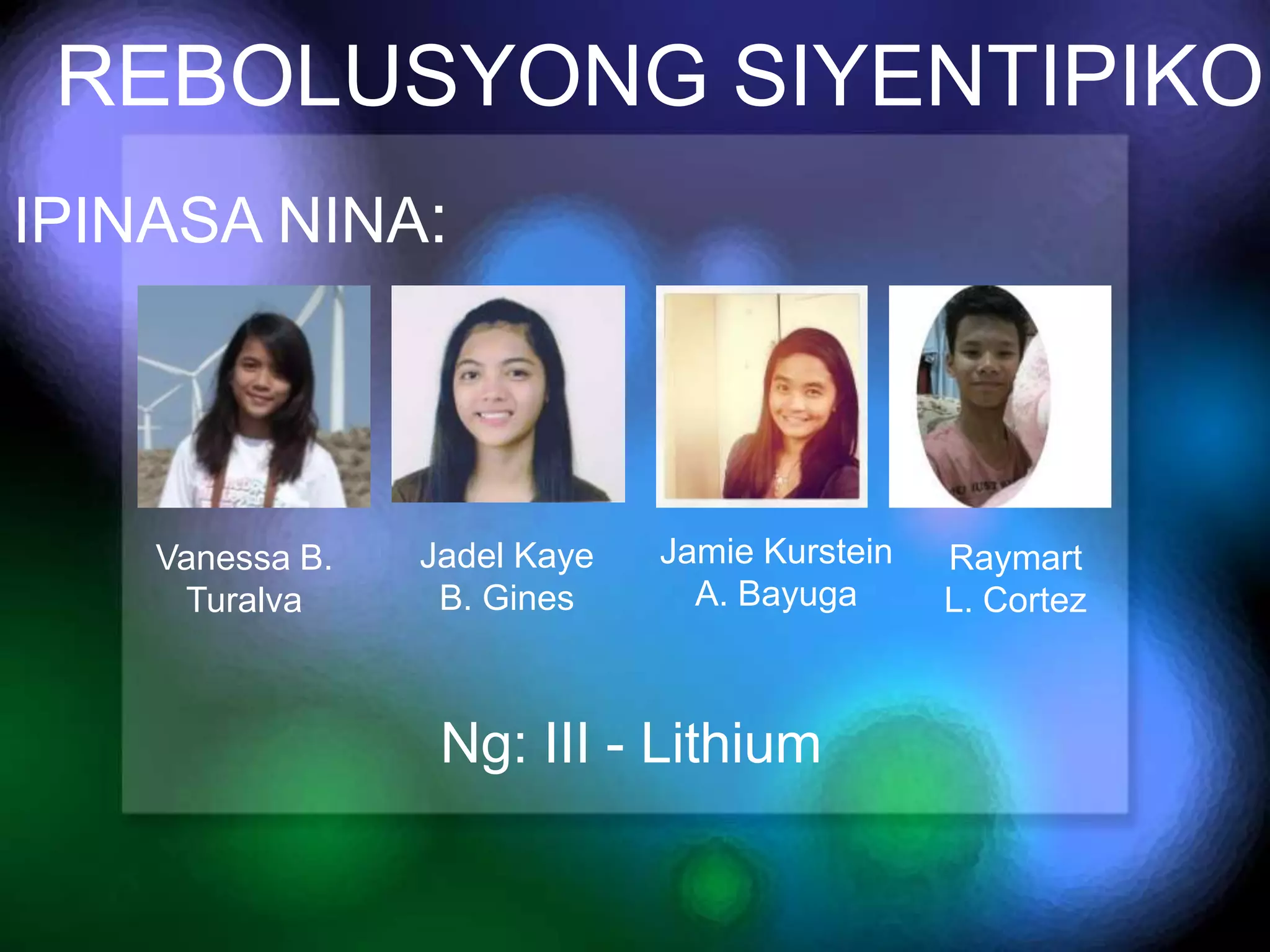 Rebolusyong siyentipiko | PPTX