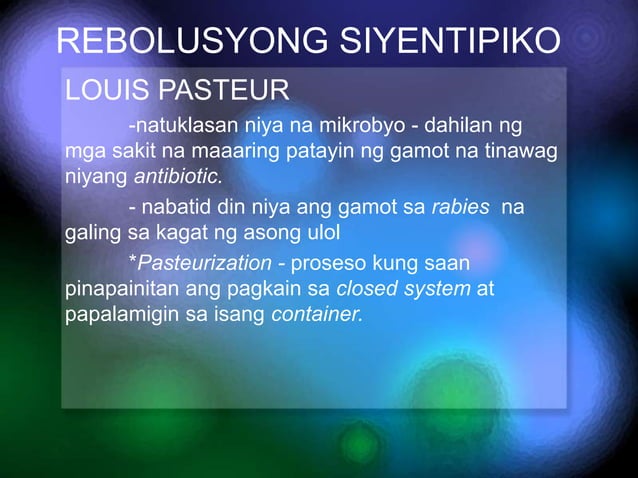 Rebolusyong siyentipiko | PPTX