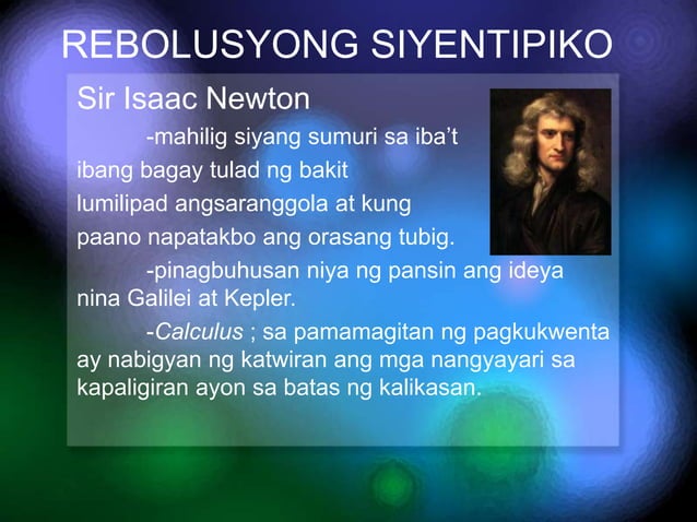 Rebolusyong siyentipiko | PPTX