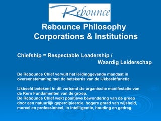 Rebounce basic statement | PPT