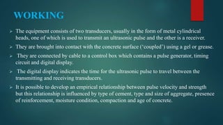 Rebound hammer test | PPTX