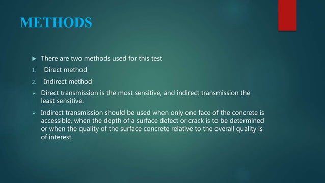 Rebound hammer test | PPTX | Physics | Science