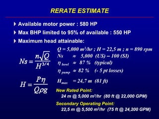 Rebowl Upgrade of Vertical-Turbine Pumps Proven Effective | PDF