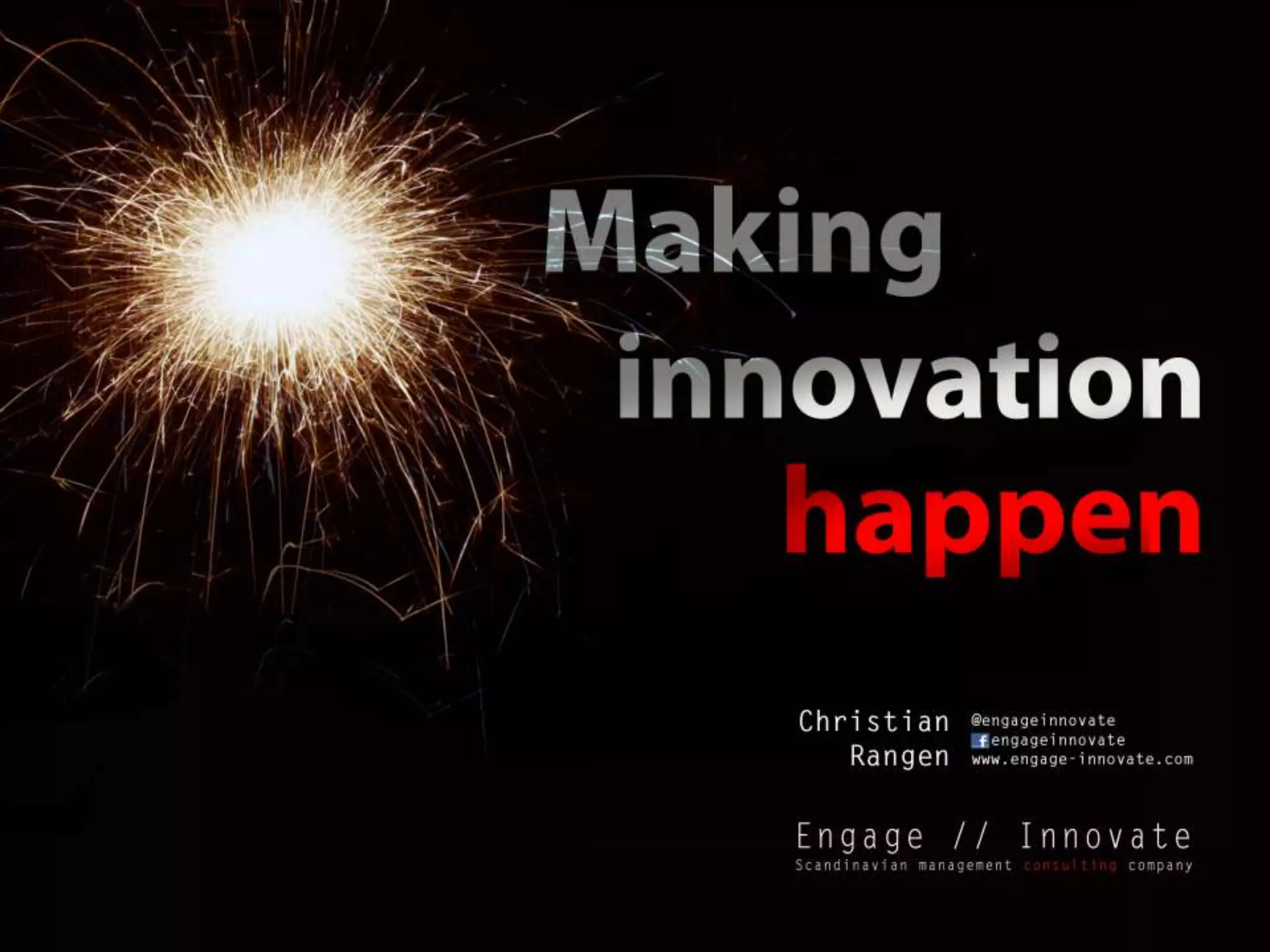 Rebrand Making Innovation Happen | PPT