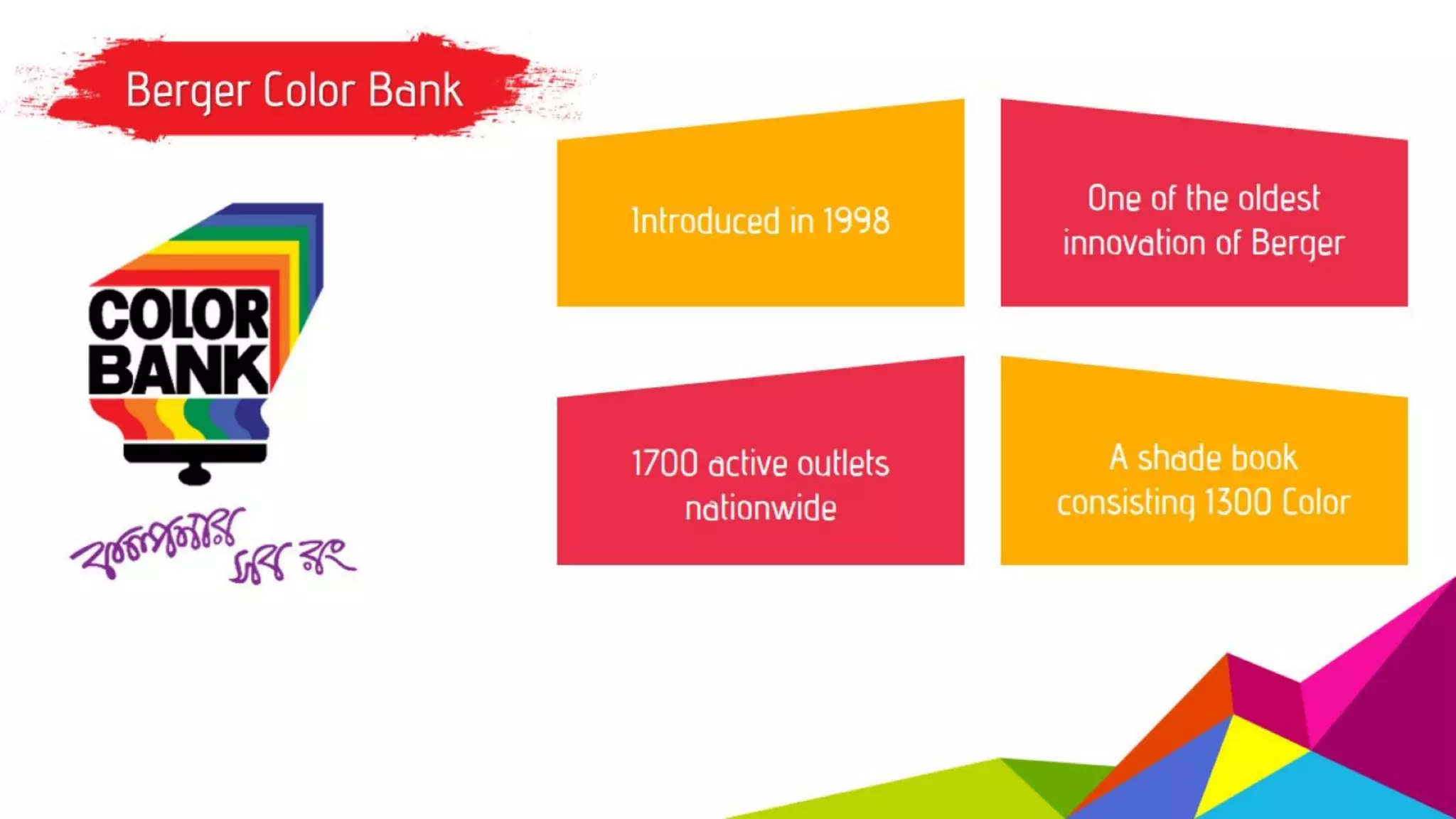 Rebranding Berger Color Bank CreADive '16 Semifinal | PDF