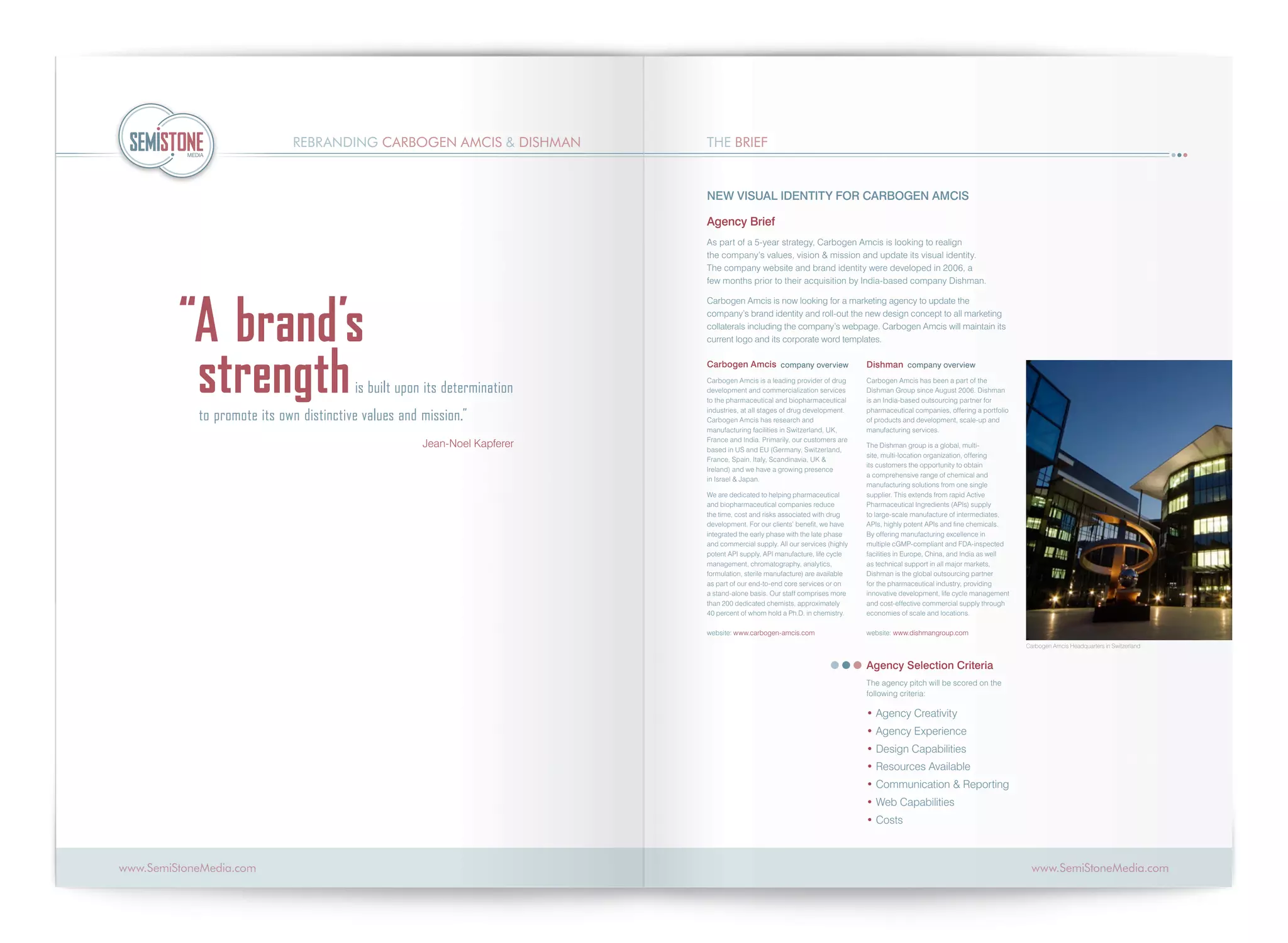 Rebranding Carbogen Amcis & Dishman | PDF
