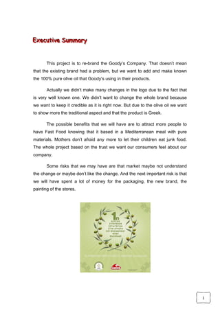 Rebranding goody's company | PDF | Food Industry | Industries