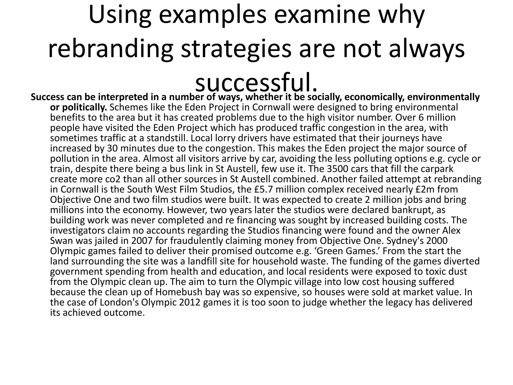 Rebranding places | PPTX