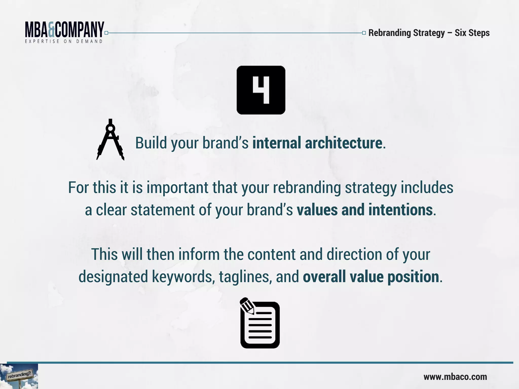 Rebranding Strategy – Six Steps | PDF