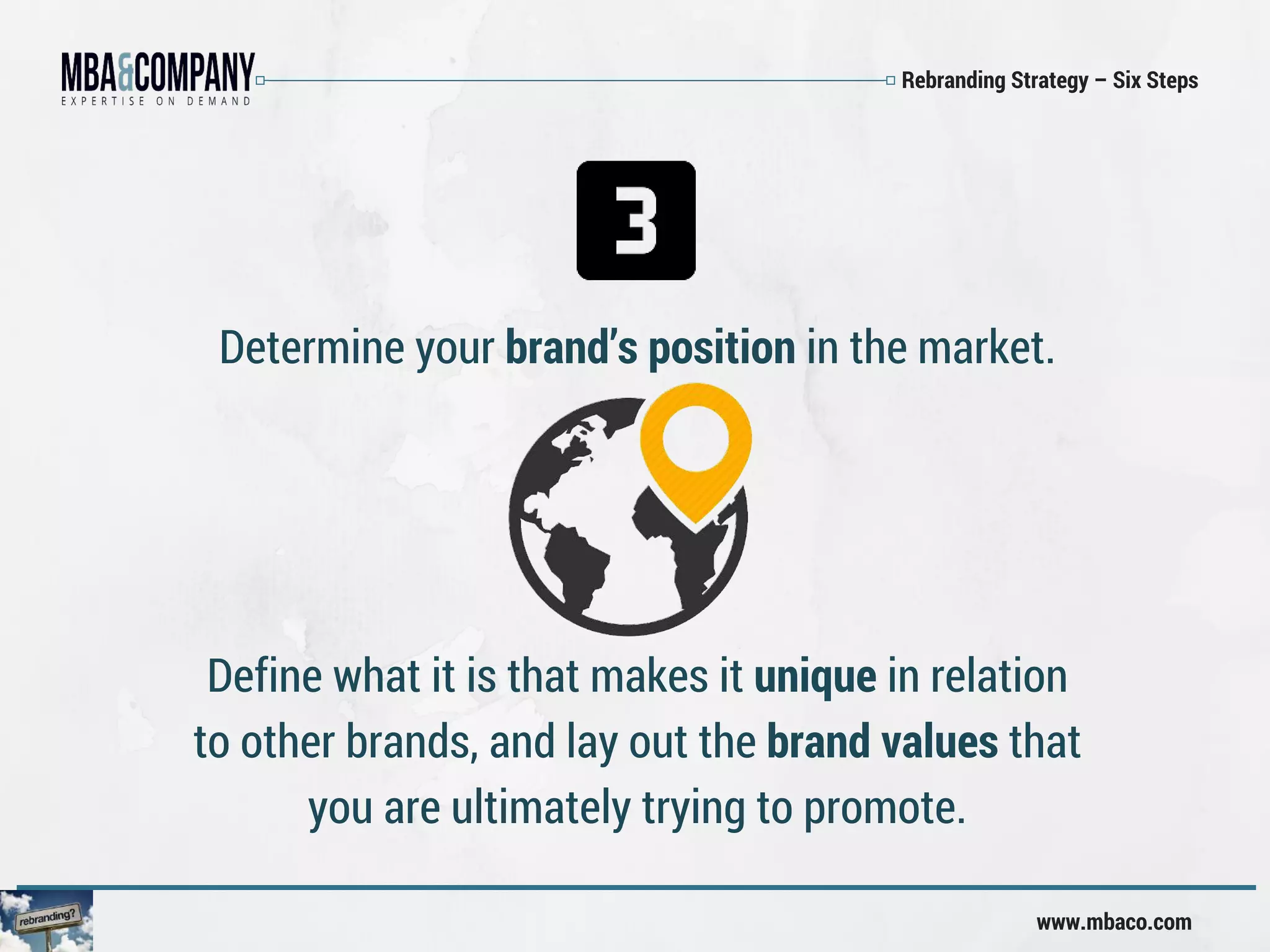 Rebranding Strategy – Six Steps | PDF