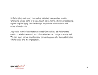 Rebranding: The Winners and Losers | PDF