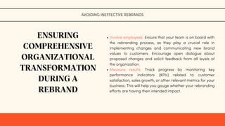 Rebrand Success: Strategies for Effective Rebranding Process | PDF