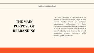 Rebrand Success: Strategies for Effective Rebranding Process | PDF