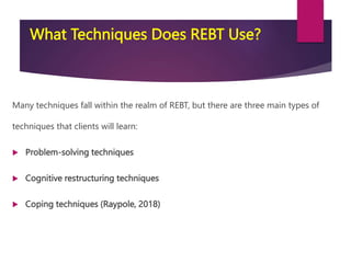 REBT.ppt | Mental Health | Diseases and Conditions
