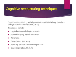 REBT.ppt | Mental Health | Diseases and Conditions