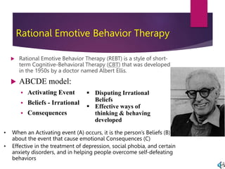 REBT.ppt | Mental Health | Diseases and Conditions