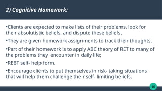 Rational Emotive Behavior Therapy in Psychology | PPT