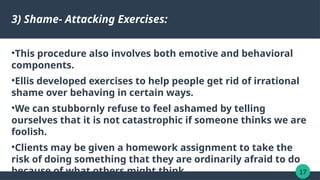 Rational Emotive Behavior Therapy in Psychology | PPTX