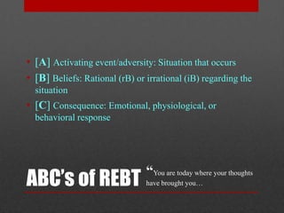 Albert Ellis & REBT | PPTX
