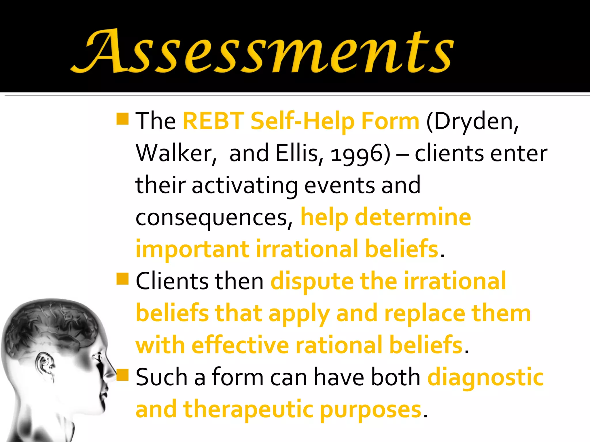 Rational Emotive Behavior Therapy | PPT