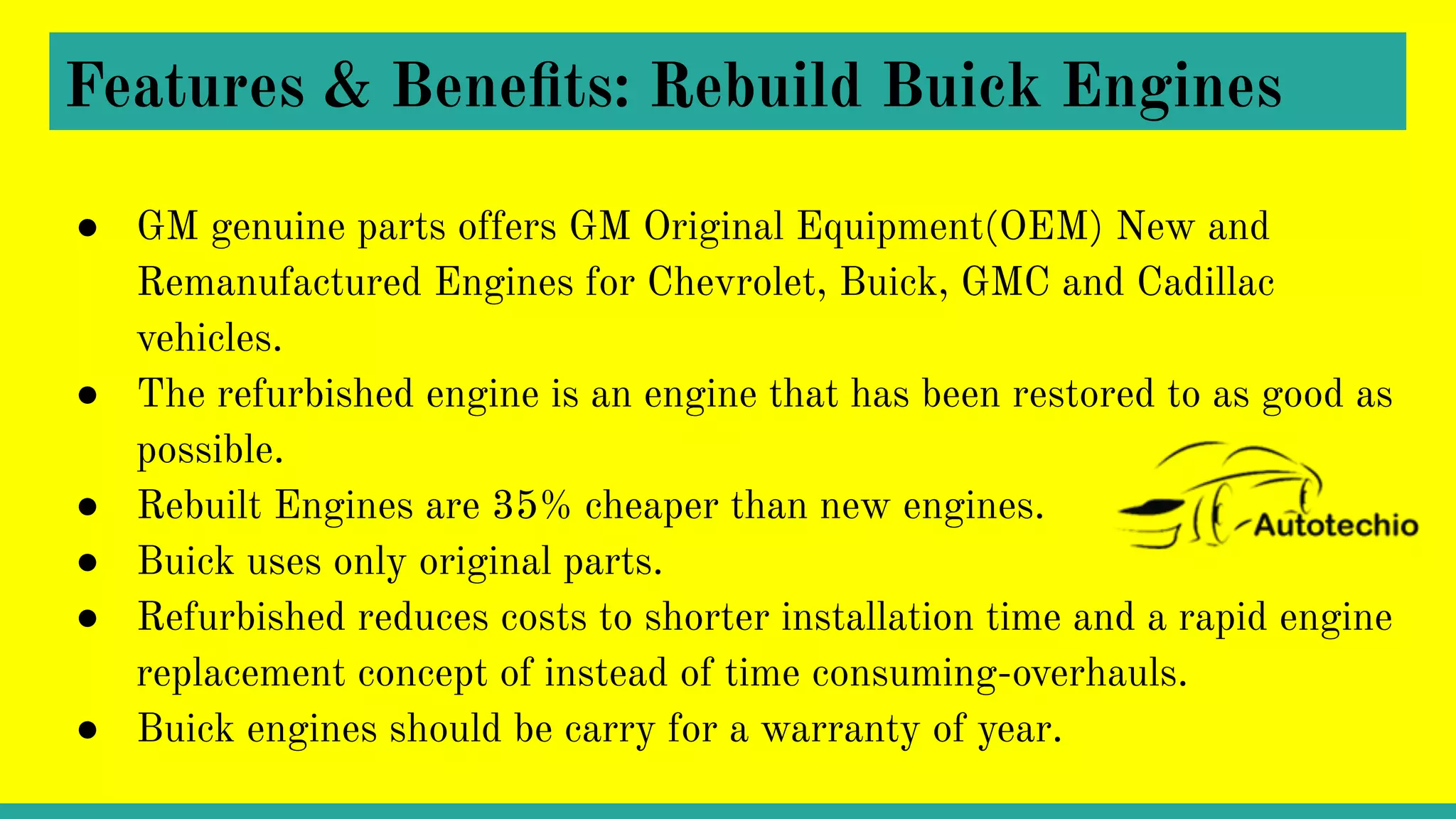 Rebuild buick engines | PPT
