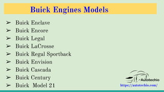 Rebuild buick engines | PPT