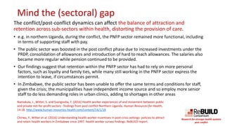 Human Resources for Health in Post-Conflict settings - Findings from ...