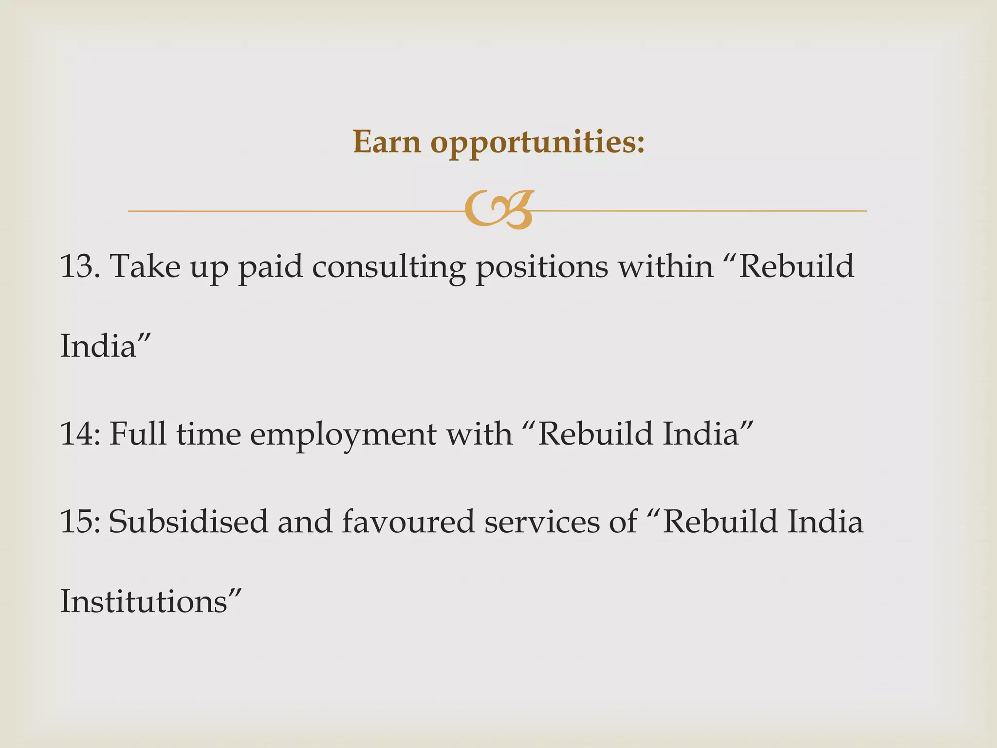 "Rebuild India" Outline. | PPTX