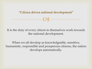 "Rebuild India" Outline. | PPTX