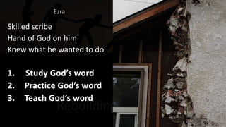 Rebuilding Trust Ezra 7 | PPTX