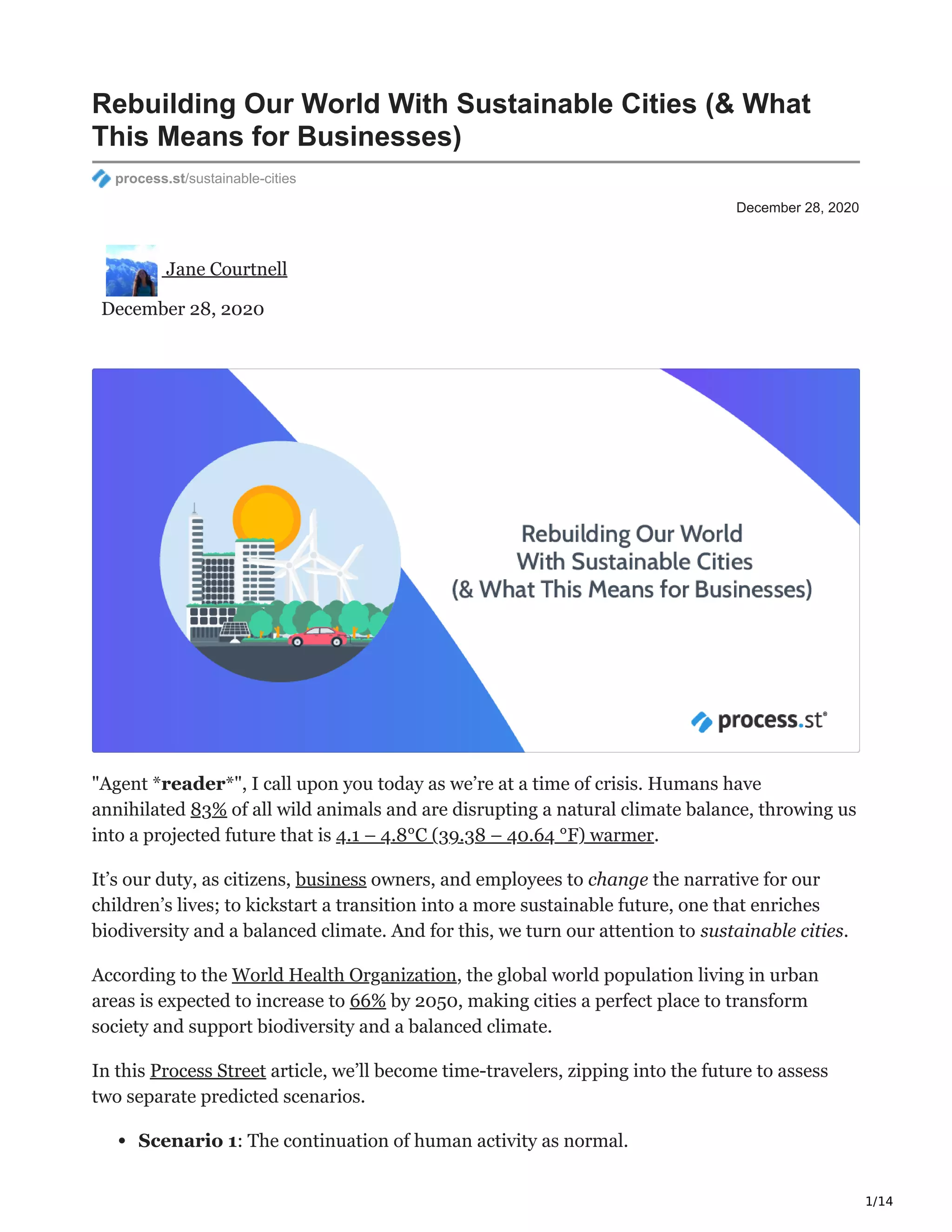 Rebuilding Our World With Sustainable Cities (& What This Means for ...