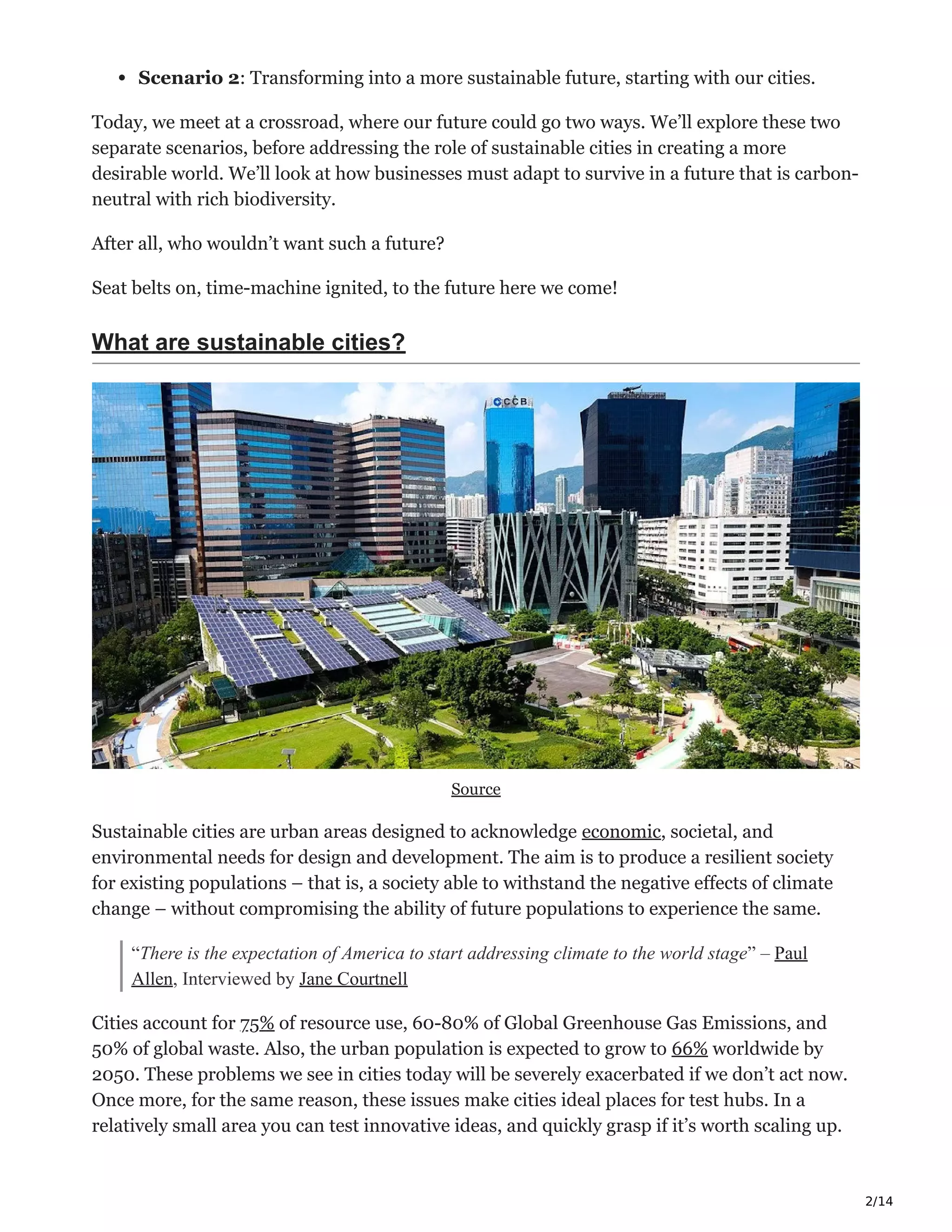 Rebuilding Our World With Sustainable Cities (& What This Means for ...